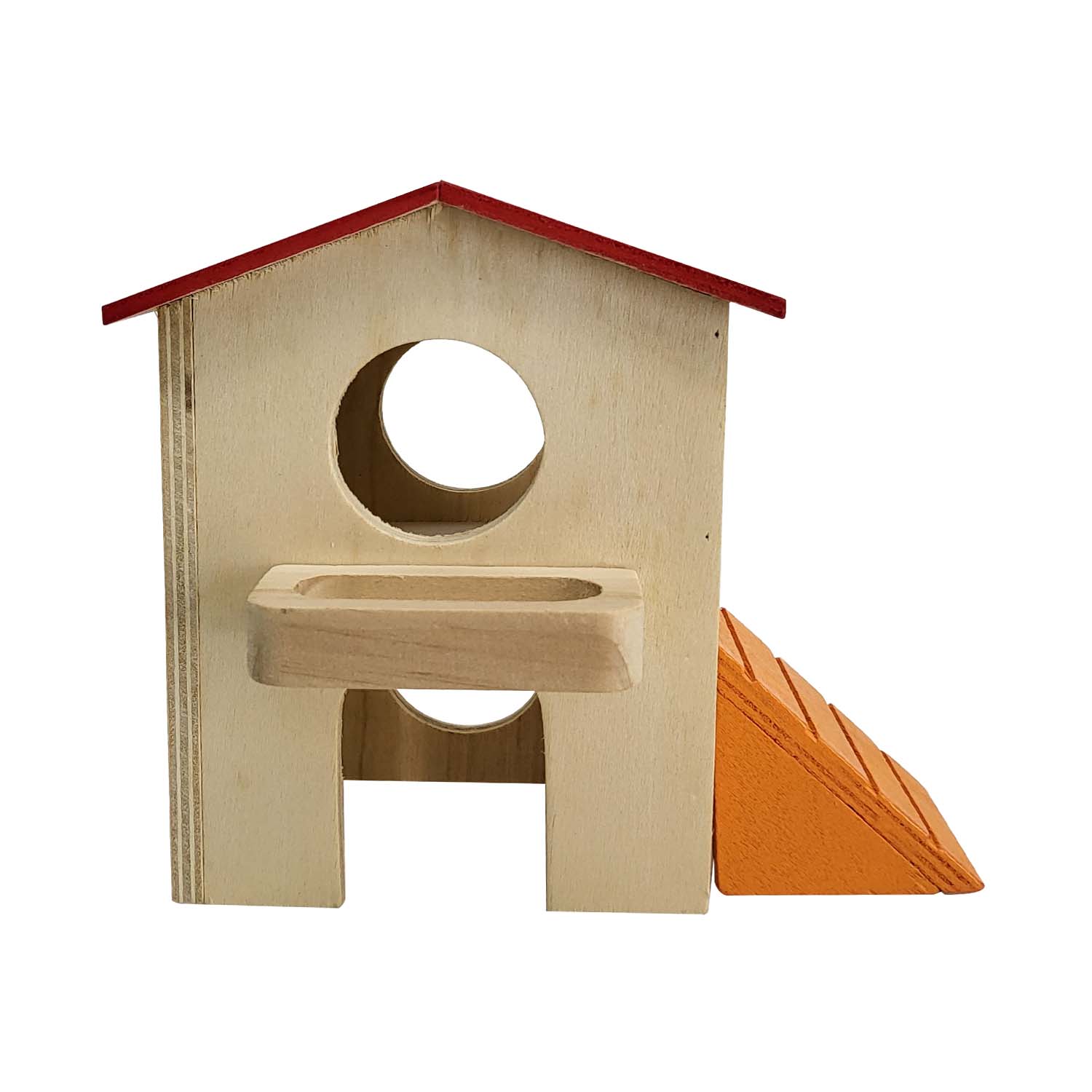 Carno Wooden Hamster House With Ramp – The Fish Guy